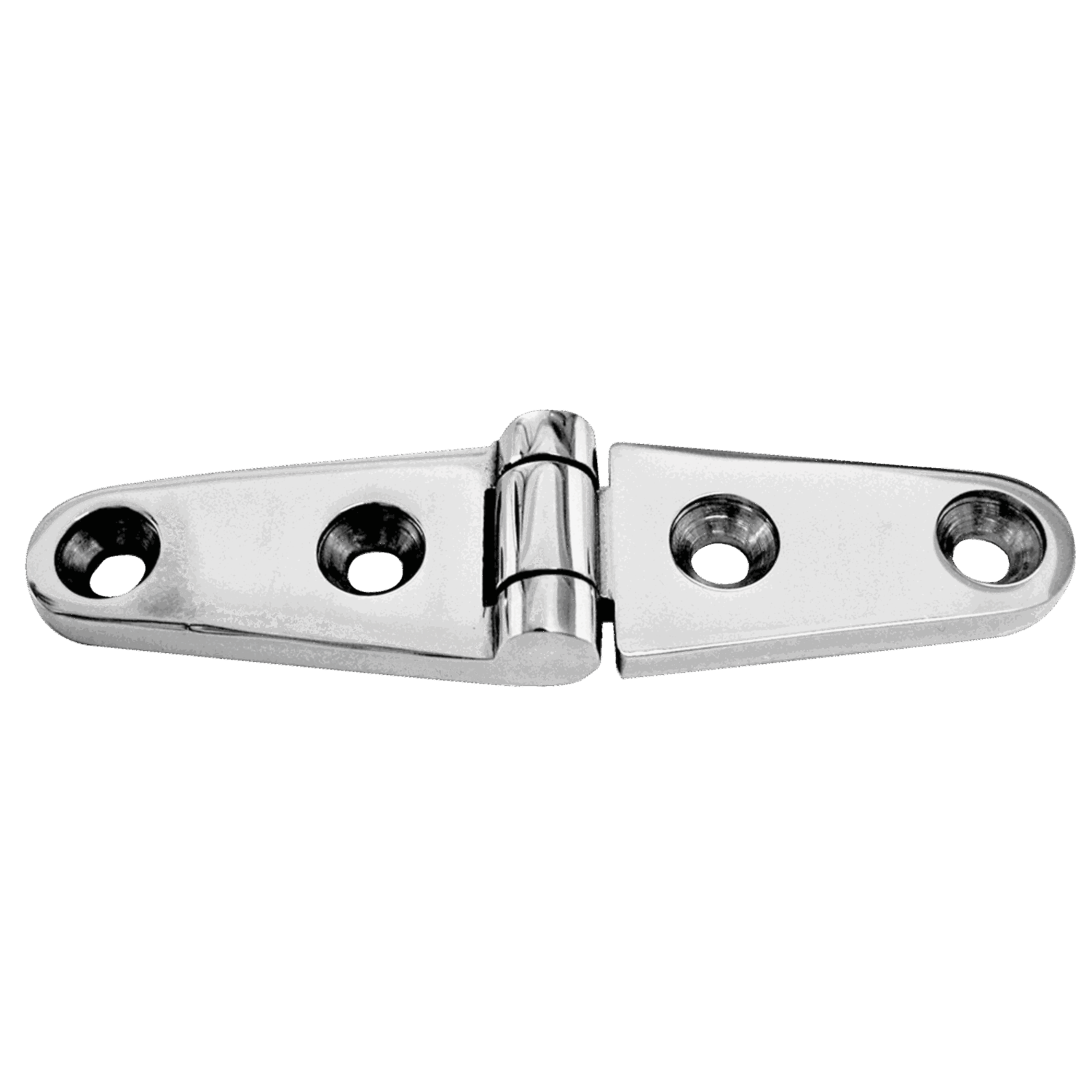 Hinge 4 holes - stainless steel, 103 x 27 mm | Sprenger.de