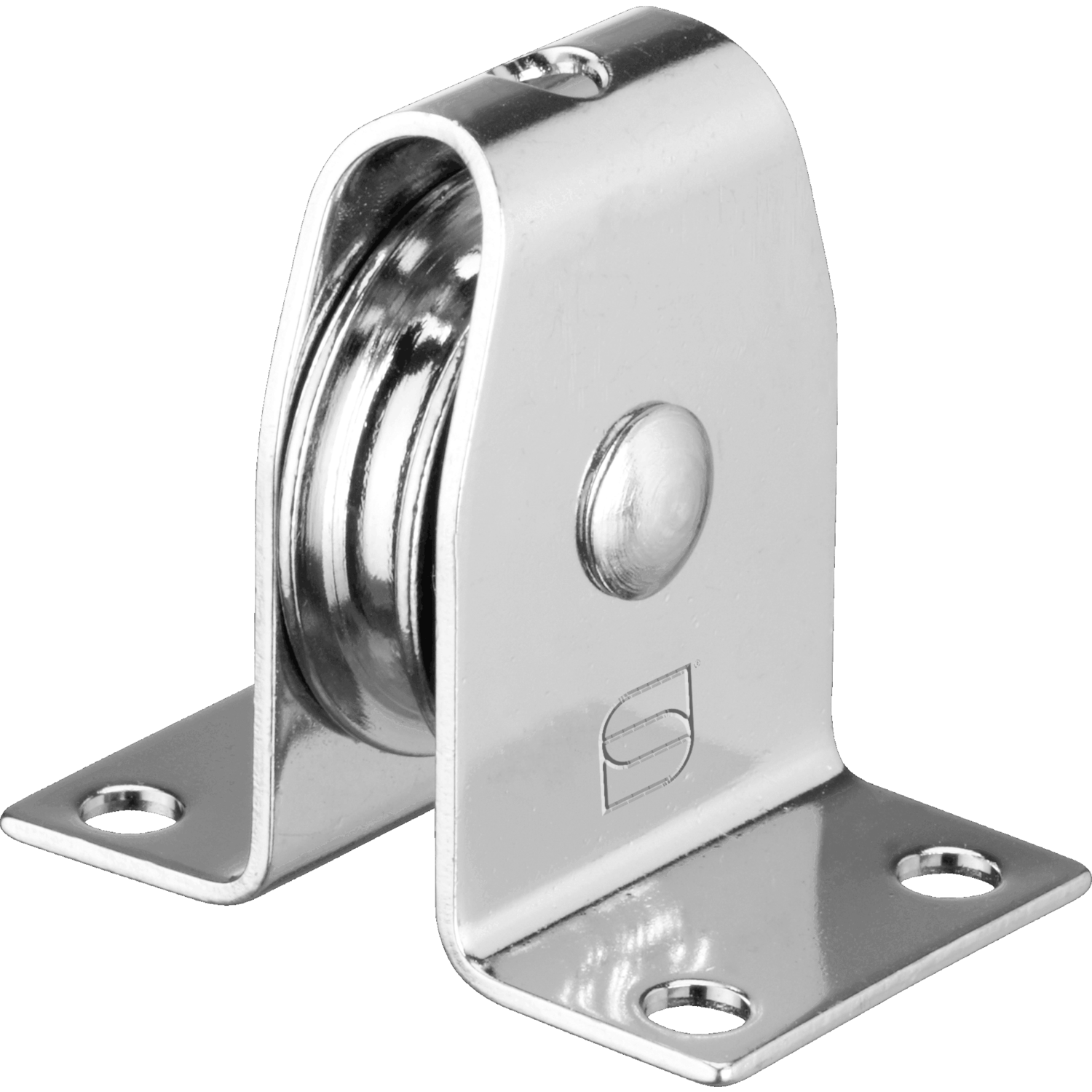 Upright block for wire sliding bearing 4 mm - 1 sheave | Sprenger.de