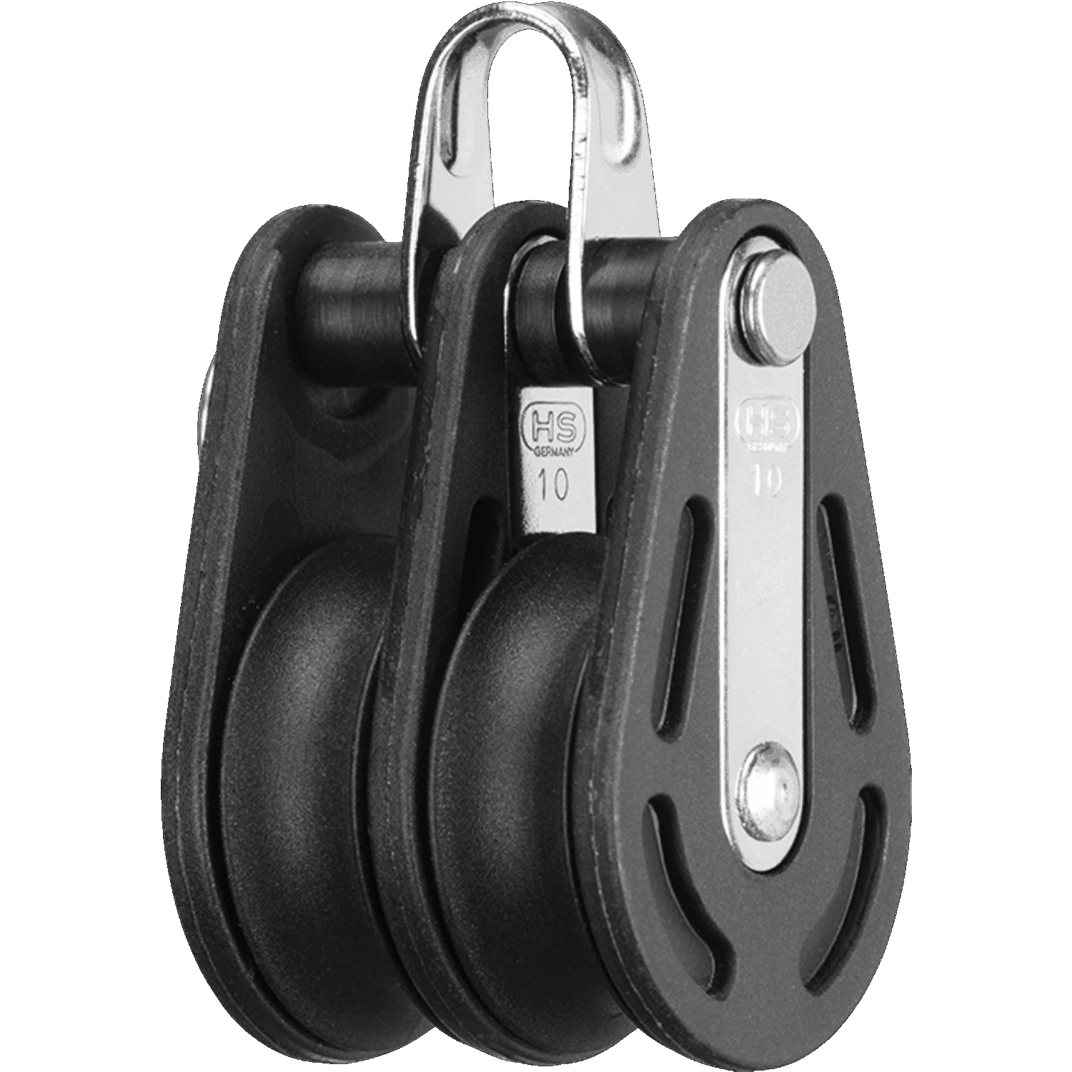 Sliding bearing block 10 mm - 2 sheaves, bow | Sprenger.de