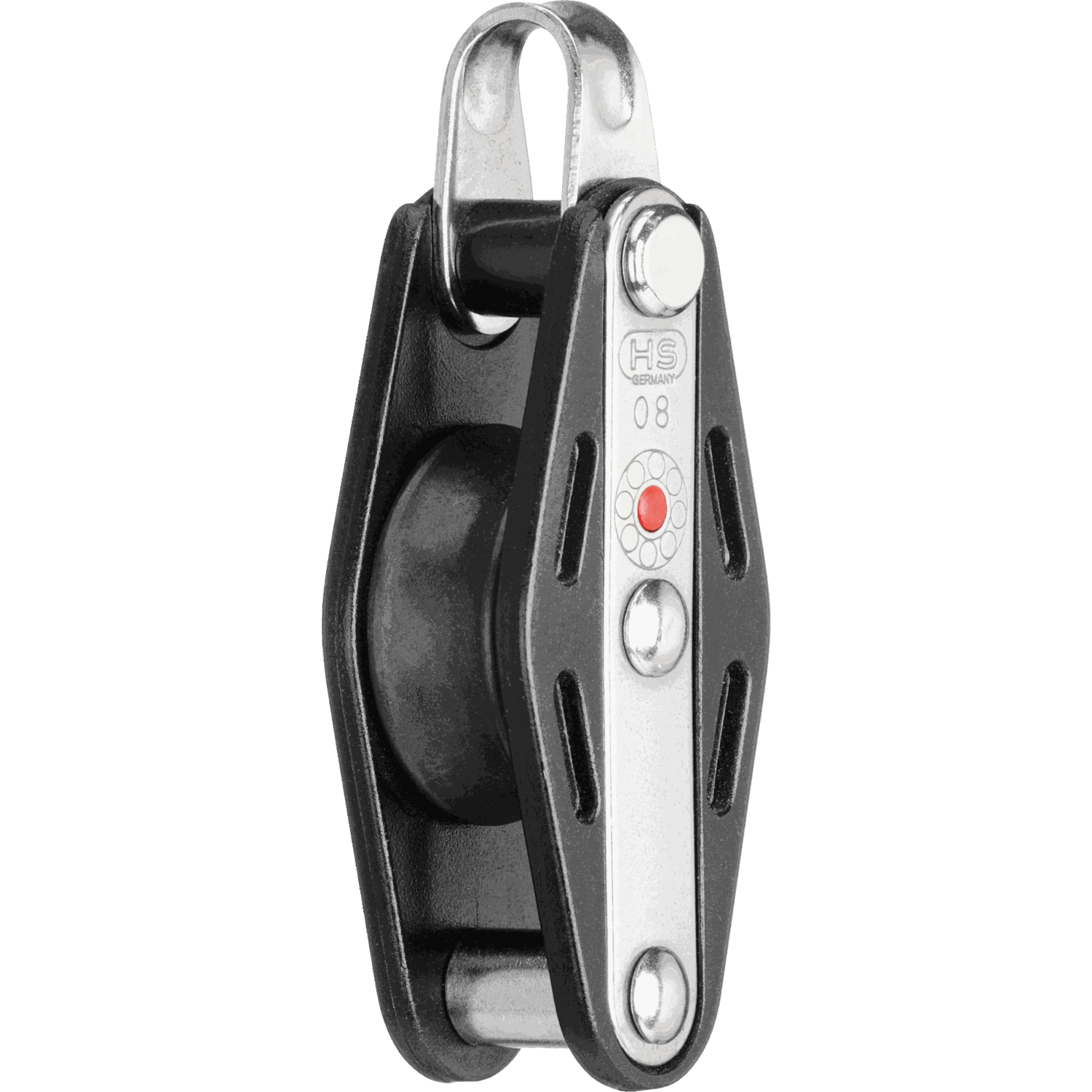 Ball bearing block 8 mm - 1 sheave, bow, becket | Sprenger.de