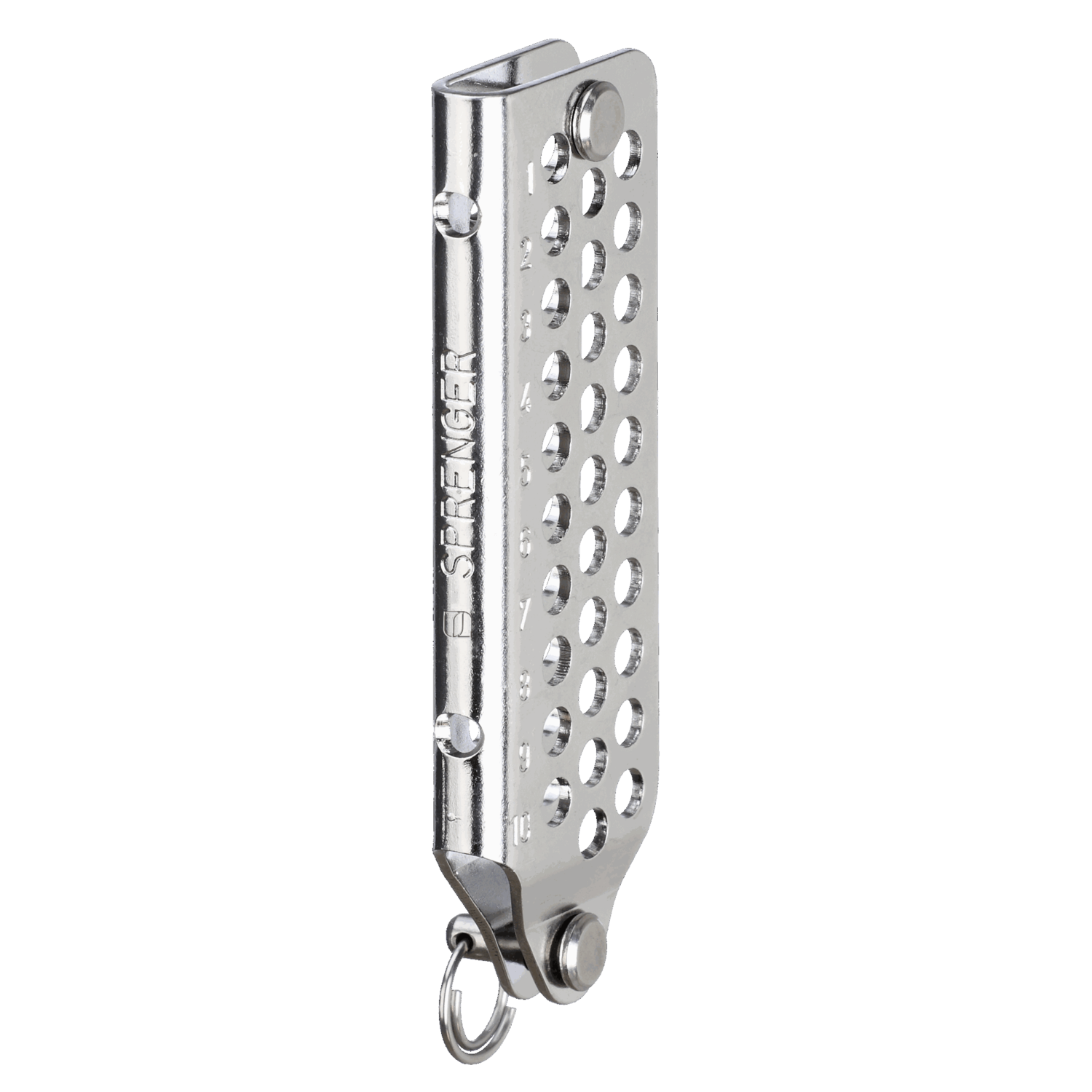 Shroud adjuster 3 rows - stainless steel | Sprenger
