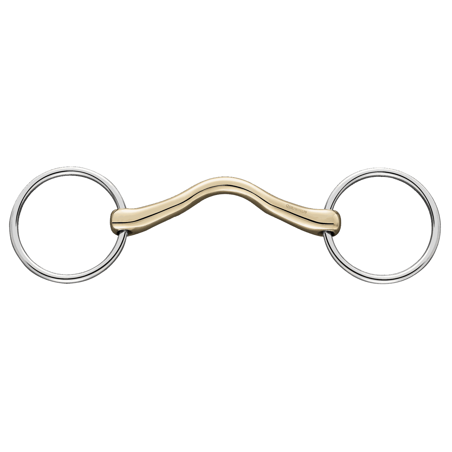 CM Mullen Mouth snaffle 16 mm rigid mullen mouth bit with port | Sprenger