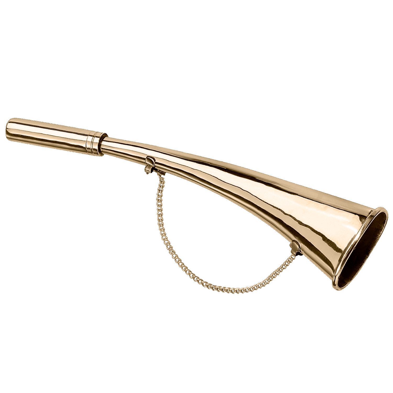 Signal Horn - brass polished, 27 cm / 11" | Sprenger.de